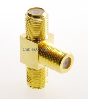 ️ Сплиттер для ТВ, аудио-видео F-Type Connector 3-Way Female to 2 ...