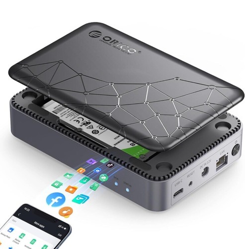 ORICO Personal Cloud Storage Network Attached 2.5'' Hard Drive NAS Bac ... ORICO Personal Cloud Storage Network Attached 2.5'' Hard Drive NAS Bac ...