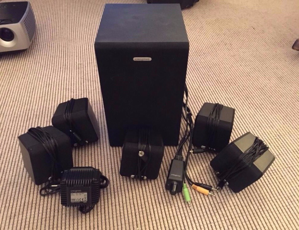 Creative 5.1 Surround sound inc subwoofer | in Bishopston, Bristol ...