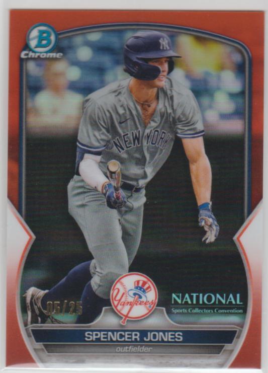 2023 Topps National Convention Wrapper Redemption - Bowman Chrome Baseball Prospects Spencer ...