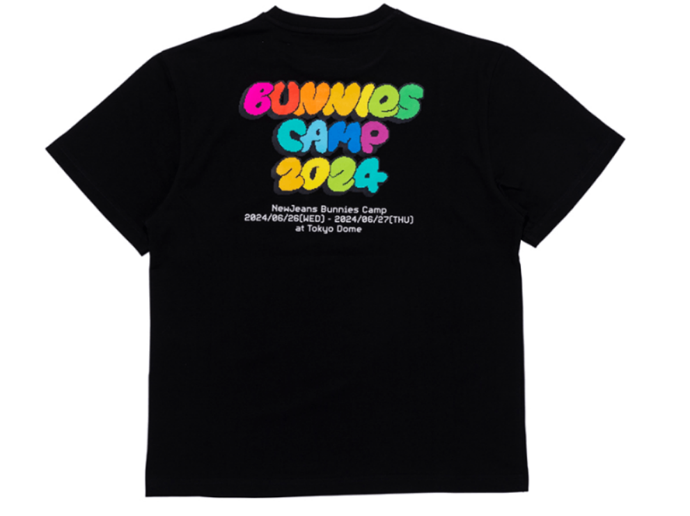 NEWJEANS T-SHIRT BUNNIES CAMP TOKYO DOME 2024 MERCH RARE NEWJEANS T-SHIRT BUNNIES CAMP TOKYO DOME 2024 MERCH RARE