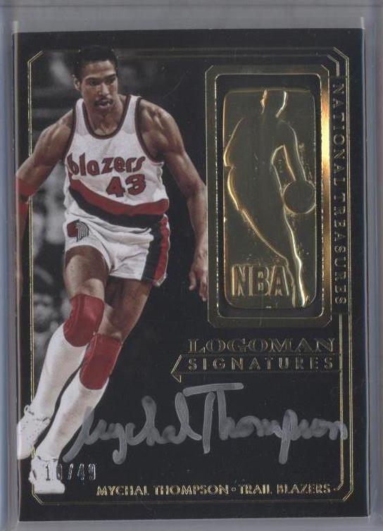 2014-15 Panini National Treasures - Gold Logoman Signatures Mychal ...