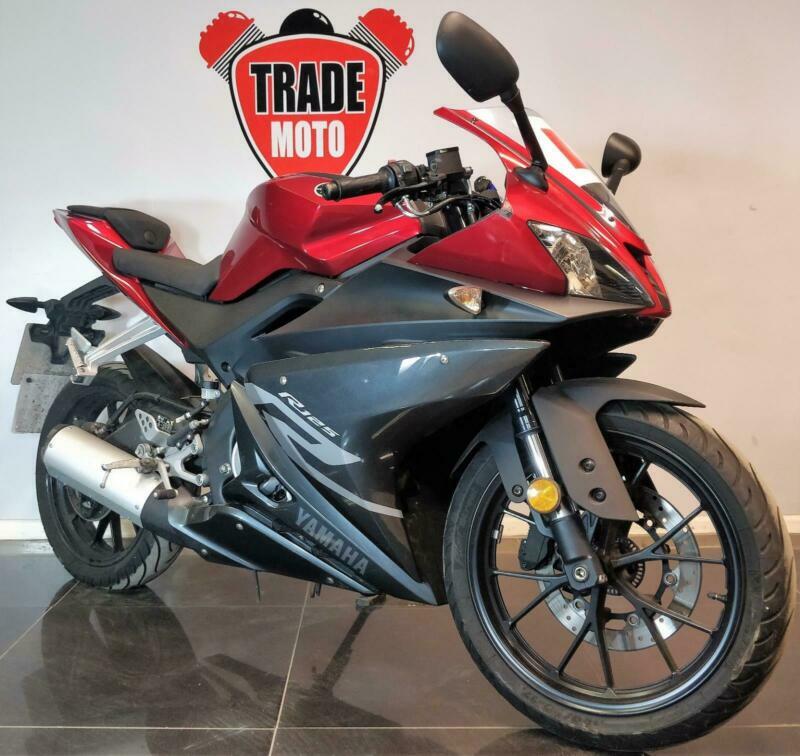 2018 68 YAMAHA YZF-R125 ABS RED NEW SHAPE TRADE SALE PROJECT CAT N ...