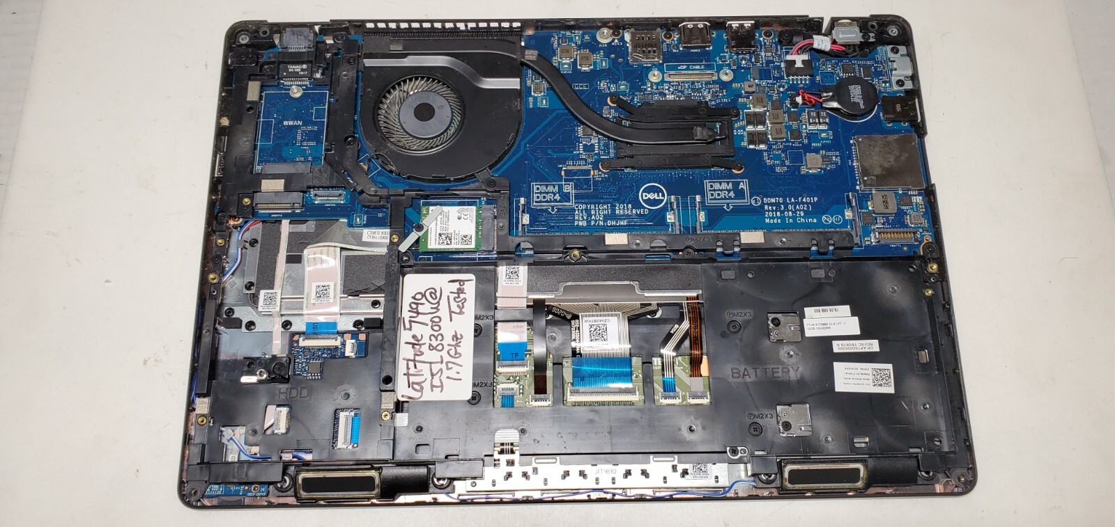 Dell Latitude 5490 Motherboard | Intel i5-8350u 1.7GHz | LA Dell Latitude 5490 Motherboard | Intel i5-8350u 1.7GHz | LA