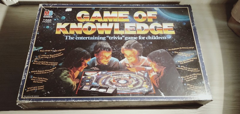 Game of Knowledge (1984) Board Game – Board Game Guys