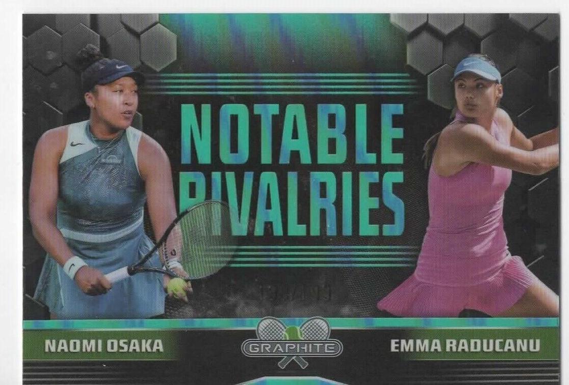 2024 Topps Graphite - Notable Rivalries Naomi Osaka, Emma Raducanu #NR ...