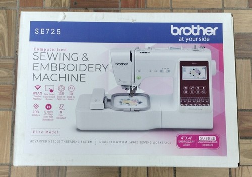 Brother SE725 Computerized Sewing & Embroidery Machine Elite