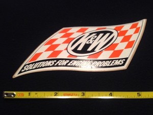 K W Original Vintage 60'S 70'S Drag Racing Decal Nhra | eBay