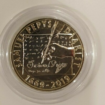 Samuel Pepys £2 Coin 2019 Royal Mint UK Coins