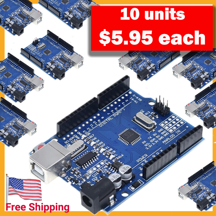 **NEW** ATMEGA328P CH340 Board Compatible with Arduino UNO