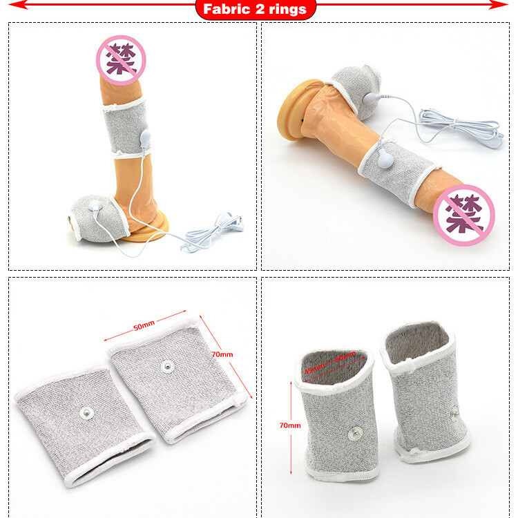 Shock Anal Plug Butt Electric E-Stim Penis Rings Cock SM BDSM Couple ...