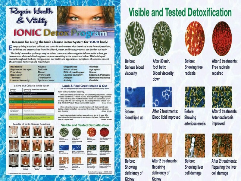 Ion Cleanse Color Chart
