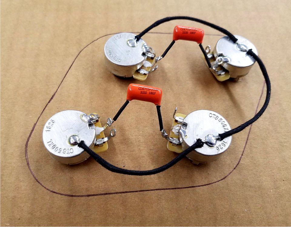 【未使用】Premium Gibson Les Paul Harness - Custom hand select CTS 550k Pots ...