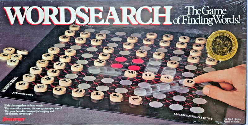 Wordsearch (1988) Board Game – Board Game Guys