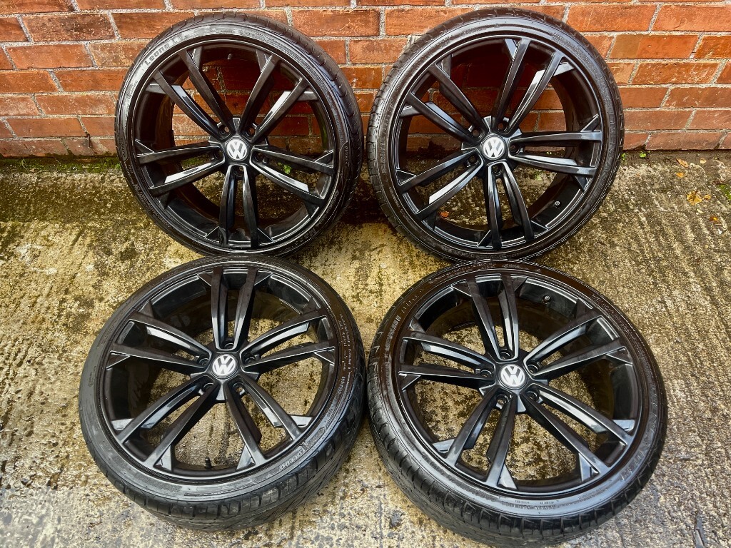 19'' VW GOLF MK5 MK6 MK7 GOLF GT GTD GTI ALLOYS WHEELS TYRES PASSAT ...