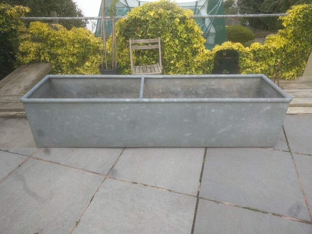 Galvanized Water Trough Garden Galvanized Water Trough Garden