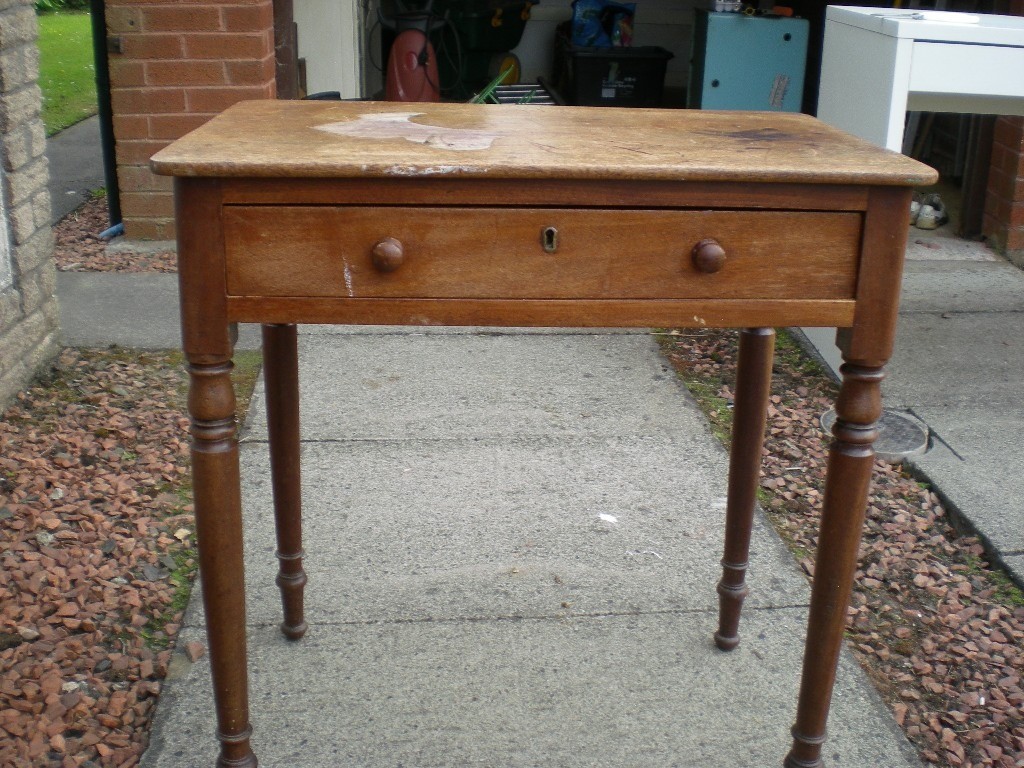 ANTIQUE SMALL WOODEN TABLE 26 X 17X 27 INCHES | in Robroyston, Glasgow ...