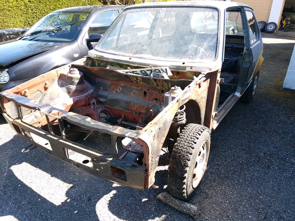 Volkswagen Mk1 Series 1 Golf Shell (not GTI, swallowtail.) | in ...