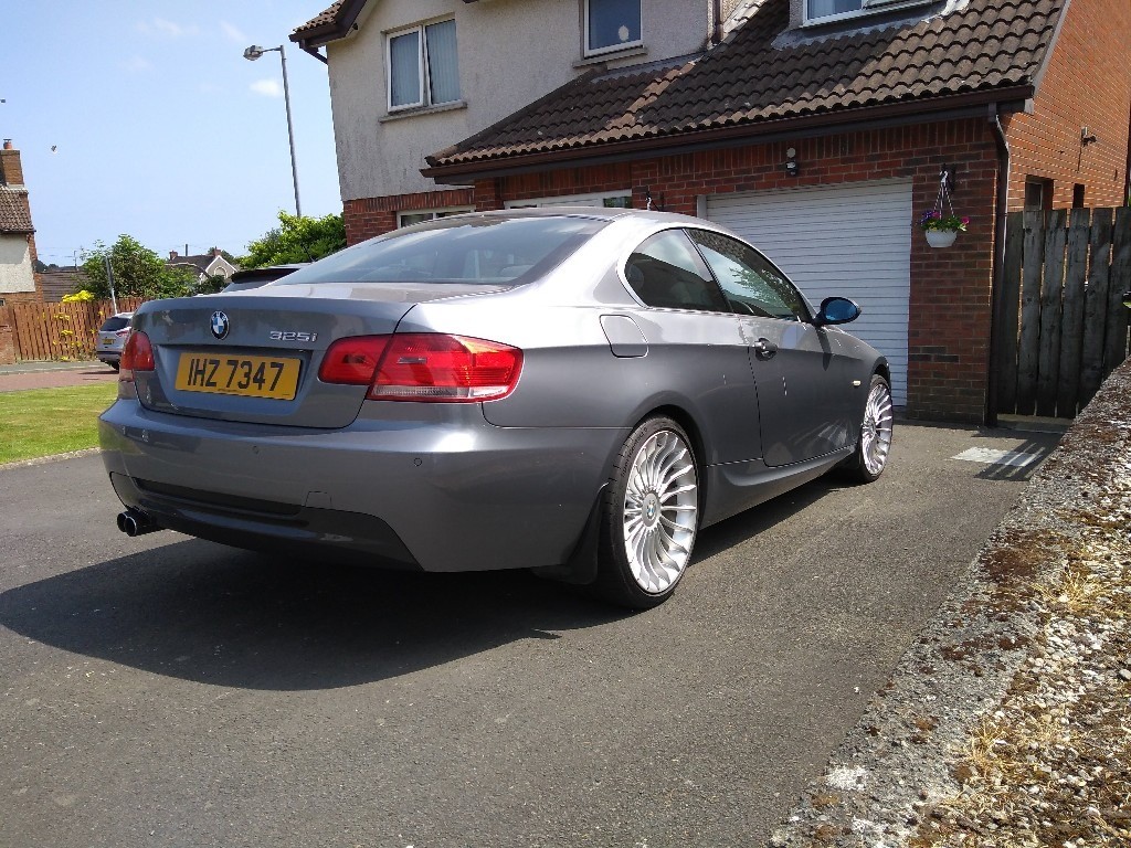 2007 E92 BMW 325i 325 grey gun metal manual - SE with alpina style ...