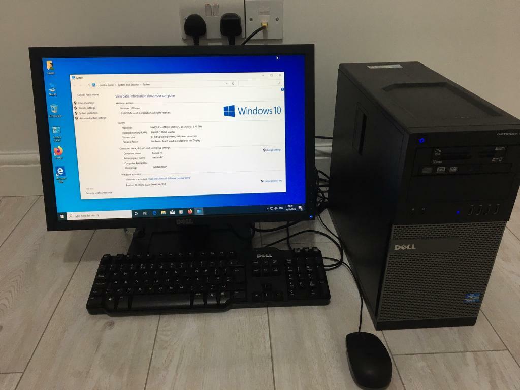 Dell optiplex 990 icore 7 desktop computer | in Glasgow | Gumtree
