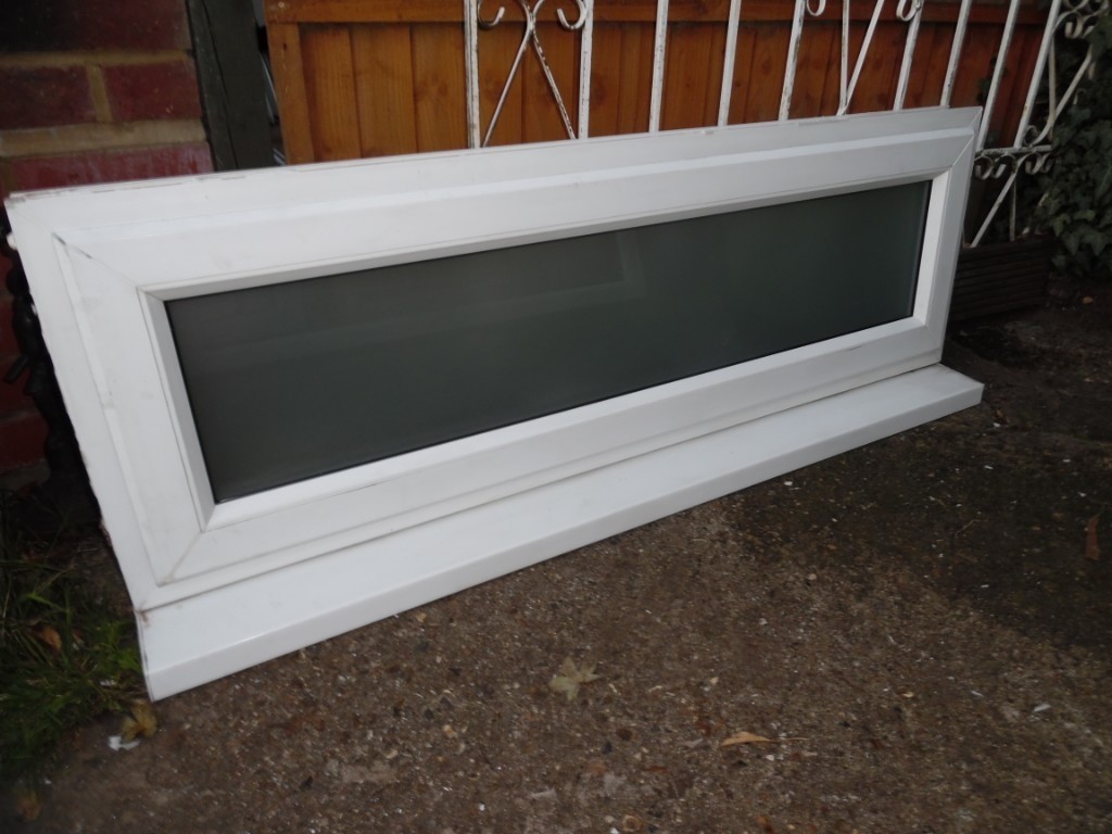 WHITE UPVC DOUBLE GLAZED NARROW BOTTOM OPENING WINDOW | in Norwich ...