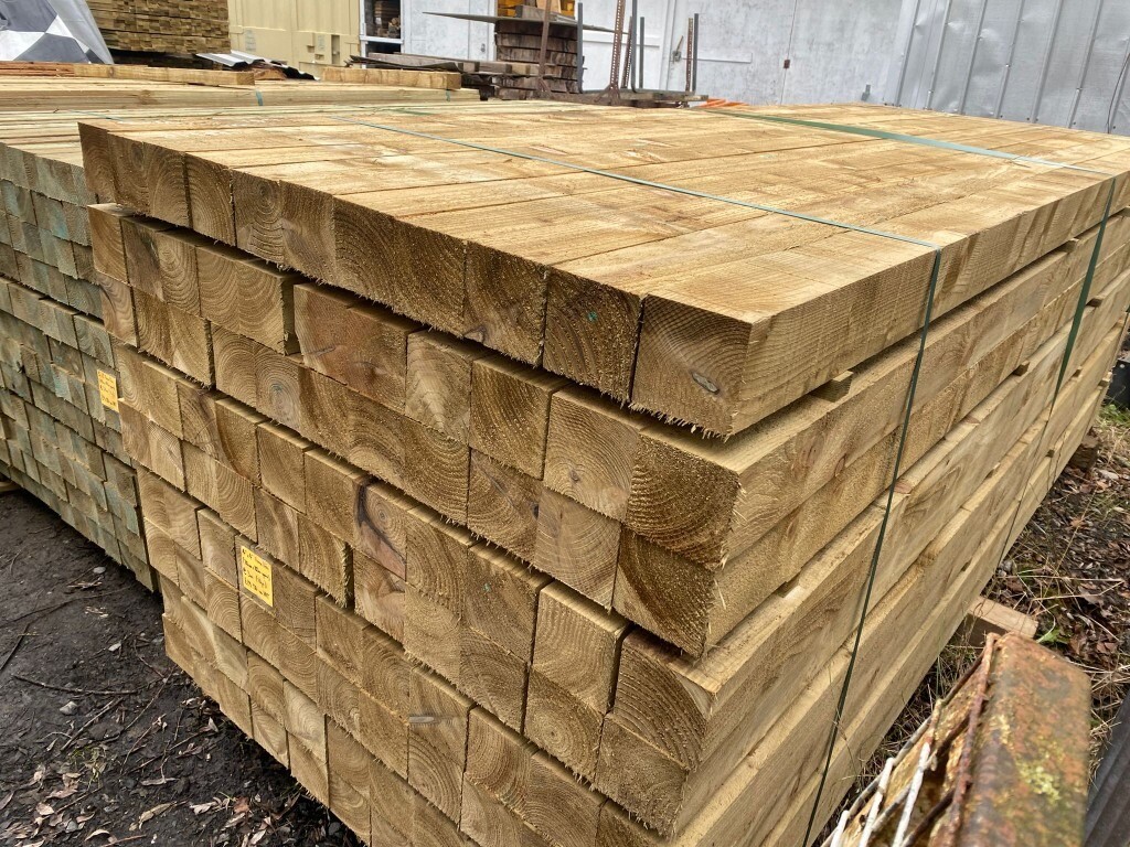 4x4 inch Tanalised treated Post @ 2.4mt/ 8ft | in Heywood, Manchester ...