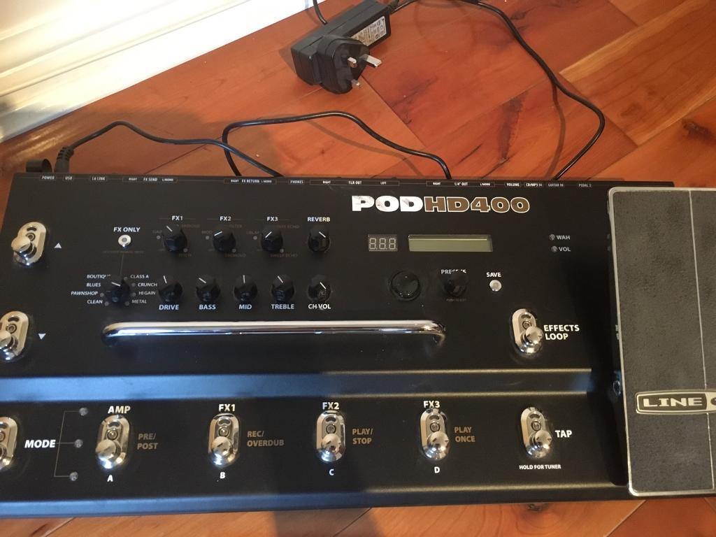 Line 6 Pod HD 400 pedal board | in Thornliebank, Glasgow | Gumtree