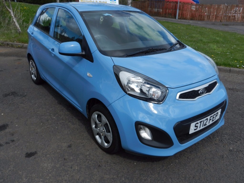 2012 KIA PICANTO 1.0 1 AIR 5 Door Hatchback Blue *****ZERO ROAD TAX ...
