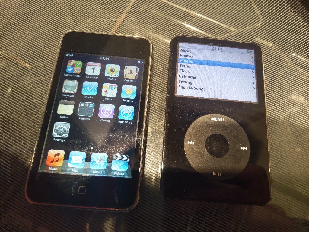 Apple iPod Classic 30GB and iPod Touch 8GB both in excellent condition ...
