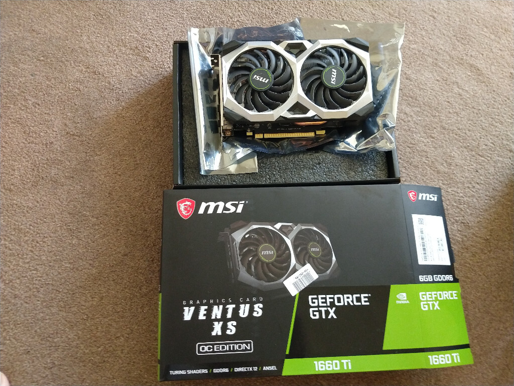 MSI Nvidia Geforce 1660ti 6GB Ventus OC Graphics Card | in Bradford ...