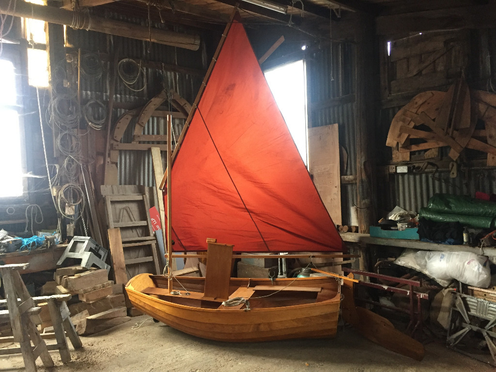 Sailing Dinghy Yacht Tender Rowing Boat - Barrow Boat 8ft - Complete ...