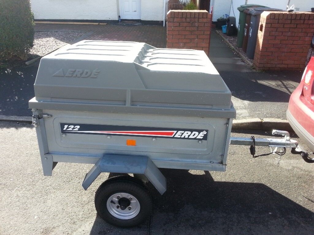 Erde 122 trailer with abs high top lockable lid and spare wheel | in ... Erde 122 trailer with abs high top lockable lid and spare wheel | in ...
