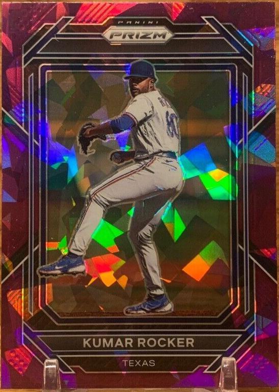 2023 Panini Prizm - Kumar Rocker #16 Purple Ice Prizm (RC) for sale ...