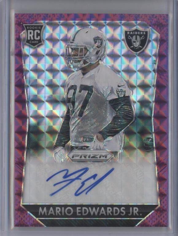 2015 Panini Prizm - Rookie Signatures Violet Mosaic Prizm #RS-MEJ Mario ...
