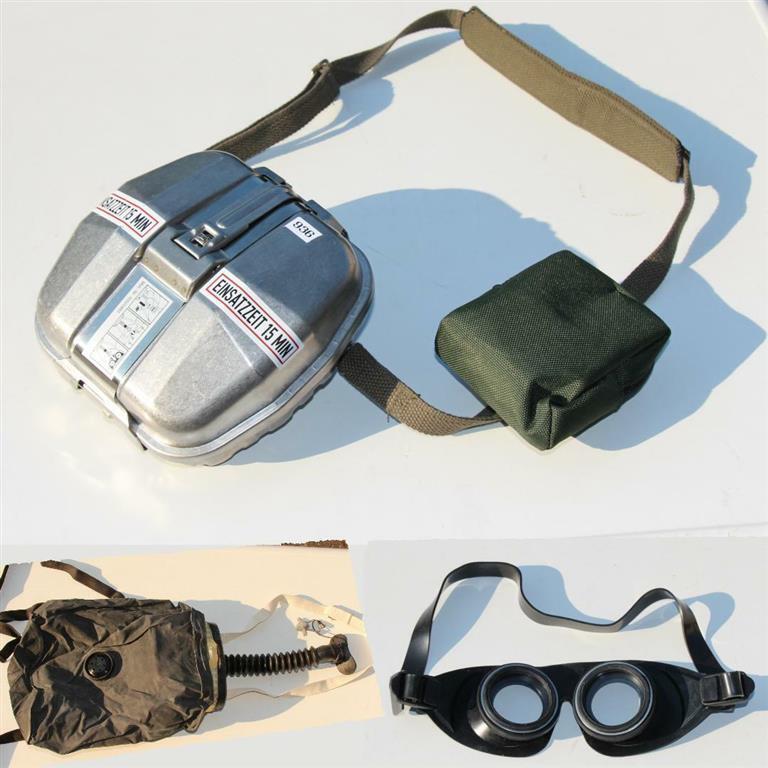 Bundeswehr Sauerstoff Selbstretter MSA Auer SSR 30/100 Lagerbestand ...