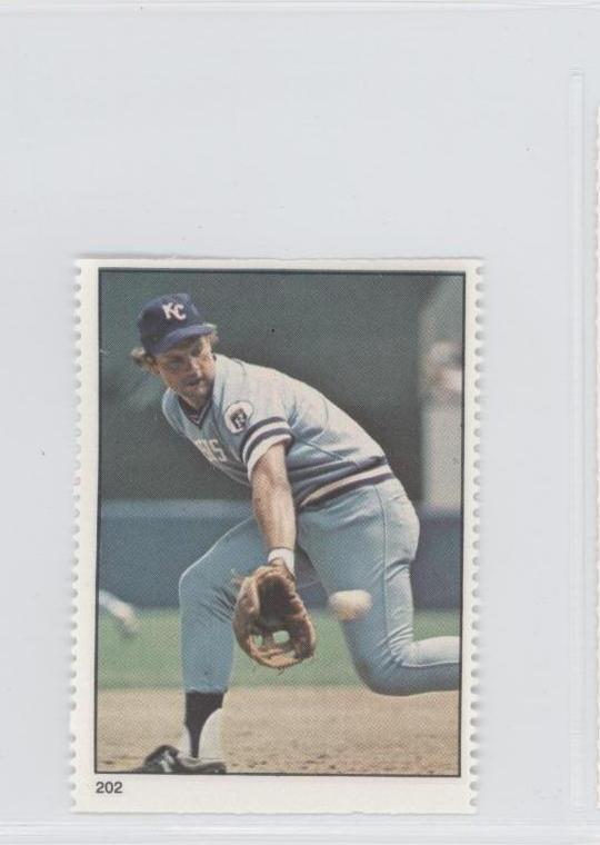 1982 Fleer Stamps - George Brett #202 for sale online | eBay