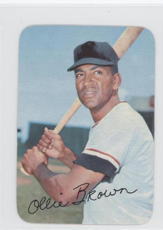 1969 Topps Super Glossy - Ollie Brown #63 for sale online | eBay