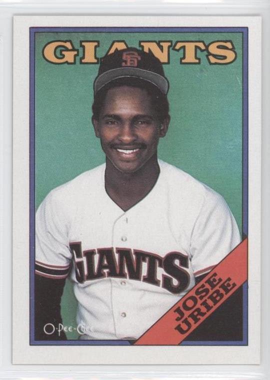 1988 O-Pee-Chee - Jose Uribe #302 Blank Back for sale online | eBay