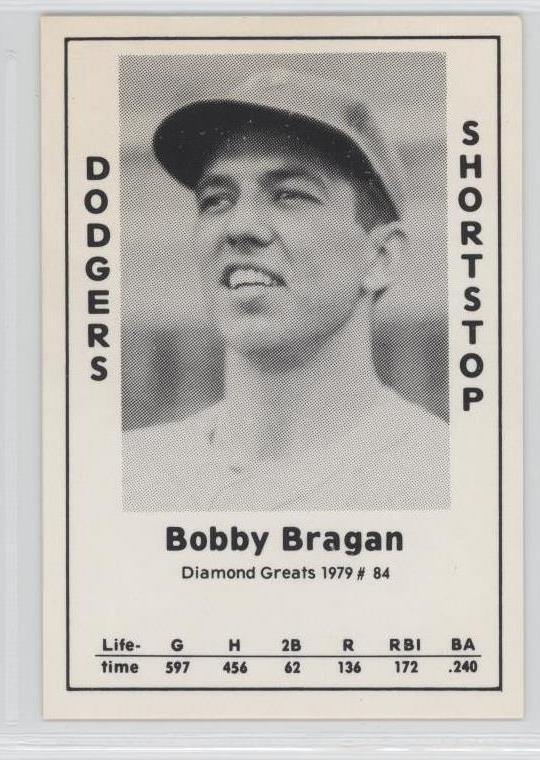 1979 TCMA Diamond Greats - Bobby Bragan #84 for sale online | eBay