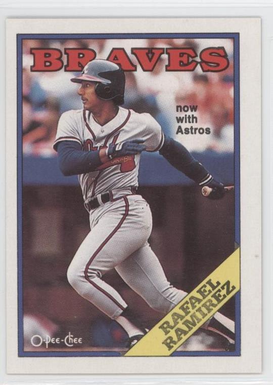 1988 O-Pee-Chee - Rafael Ramirez #379 Blank Back for sale online | eBay