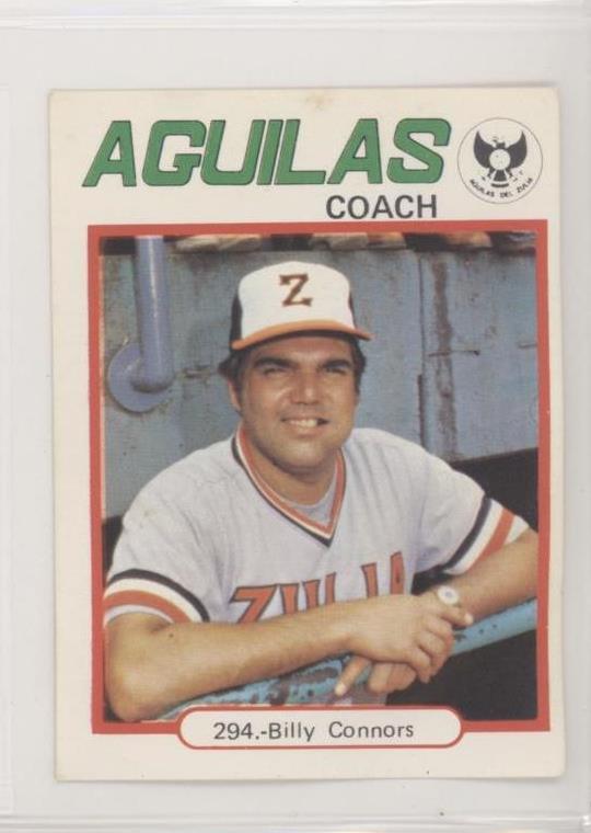 1977-78 Venezuelan Baseball Stickers - Billy Connors #294 (RC) for sale ...