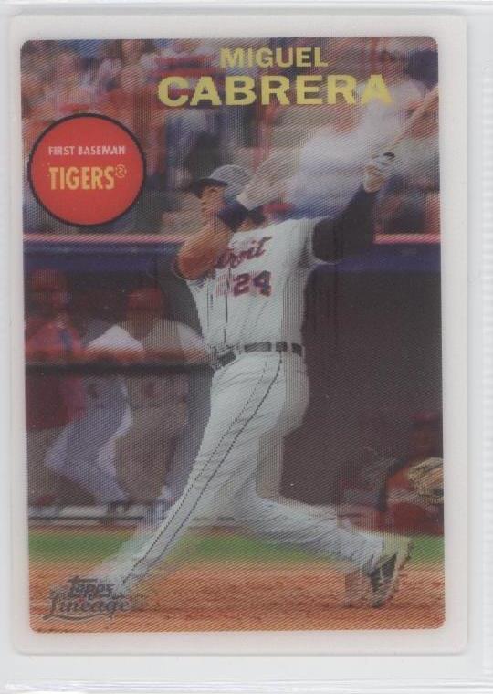 2011 Topps Lineage - Topps 3d Miguel Cabrera for sale online | eBay