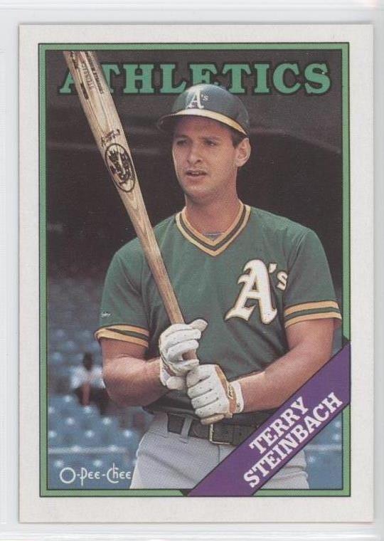 1988 O-Pee-Chee - Terry Steinbach #44 Blank Back for sale online | eBay