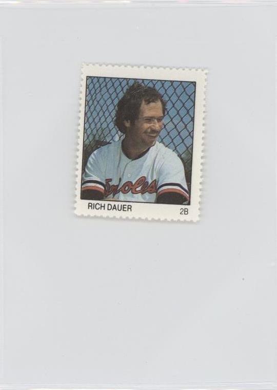 1983 Fleer Stamps - Rich Dauer for sale online | eBay