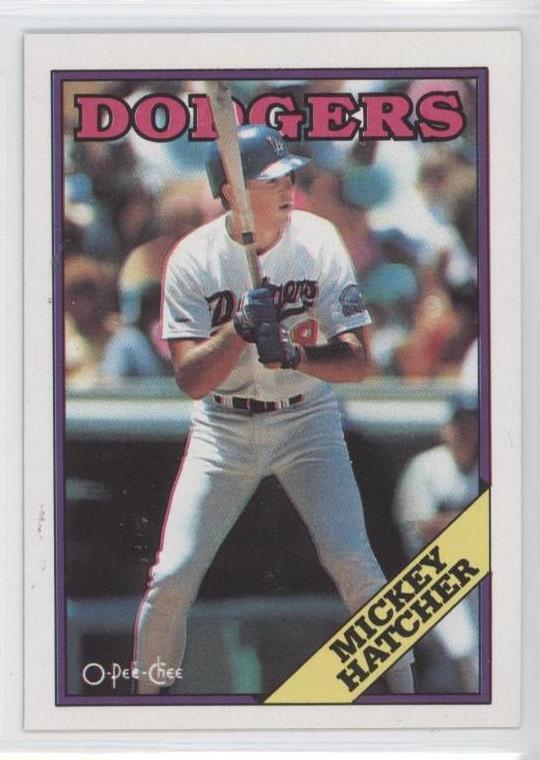 1988 O-Pee-Chee - Mickey Hatcher #339 Blank Back for sale online | eBay