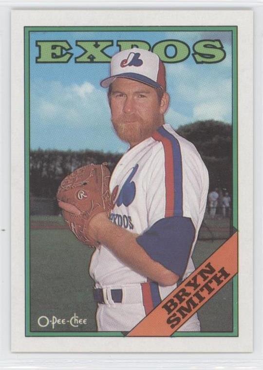 1988 O-Pee-Chee - Bryn Smith #161 Blank Back for sale online | eBay
