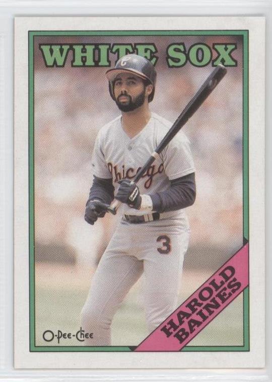 1988 O-Pee-Chee - Harold Baines #35 Blank Back for sale online | eBay