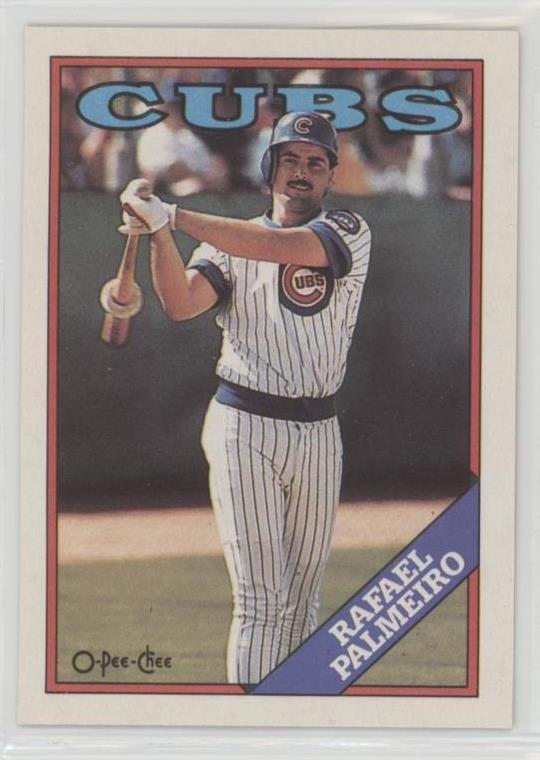 1988 O-Pee-Chee - Rafael Palmeiro #186 Blank Back for sale online | eBay