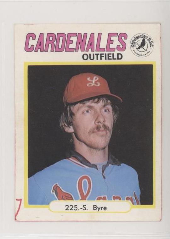 1977-78 Venezuelan Baseball Stickers - Steve Brye #225 for sale online ...