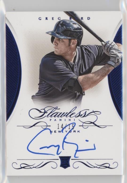2016 Panini Flawless - Flawless Rookie Signatures Greg Bird #RF-GB ...